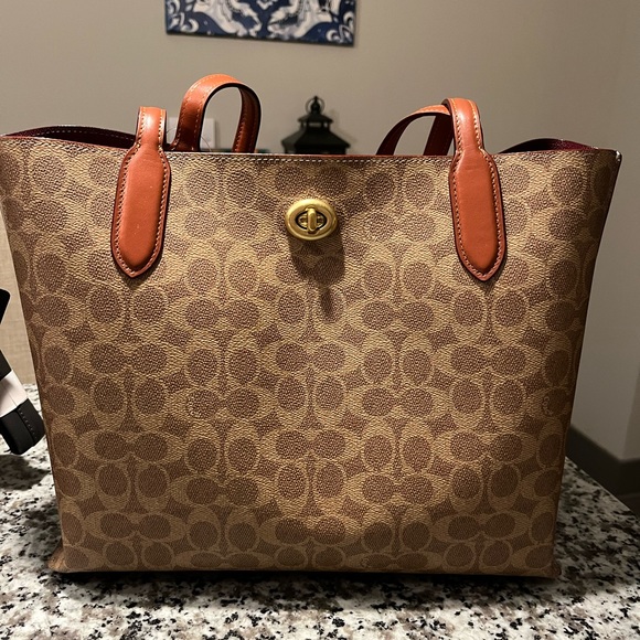 Coach | Bags | Coach Cc Sig Tote With Tag And Dust Bag | Poshmark